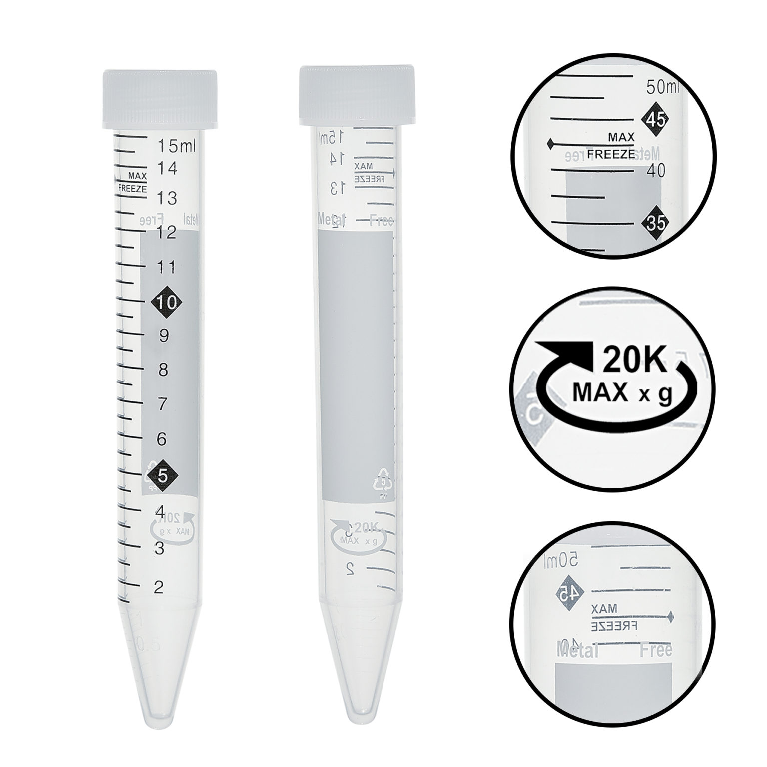 TotalPure™ Metal Free* Centrifuge Tubes - MTC Bio